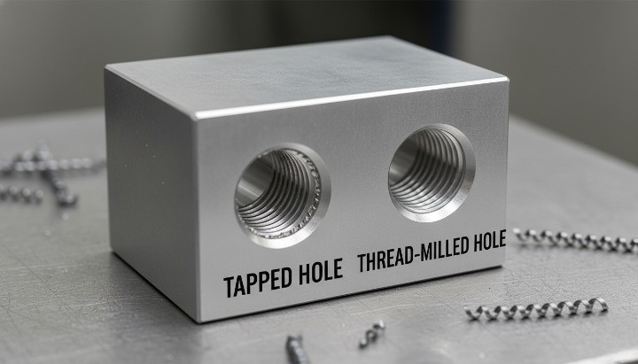 CNC Threading Methods: Tapped Holes vs Thread Milling vs Thread Insert ...